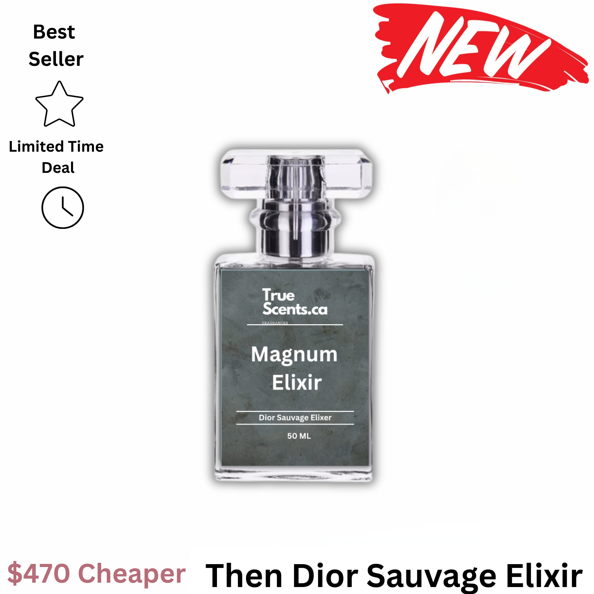 Megnum Elixer – Dior Sauvage Elixir Dupe | Bold & Long-Lasting Men's ...